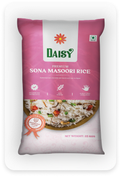 Daisy Sona Masoori Rice 26kg bag – Daisy Rice